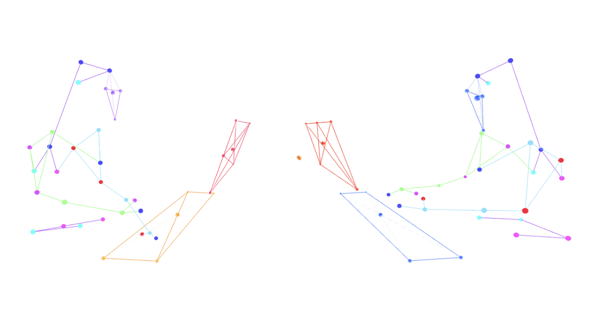 Capturing bodies with passive markers