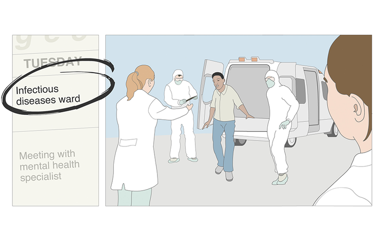 Infectious diseases ward