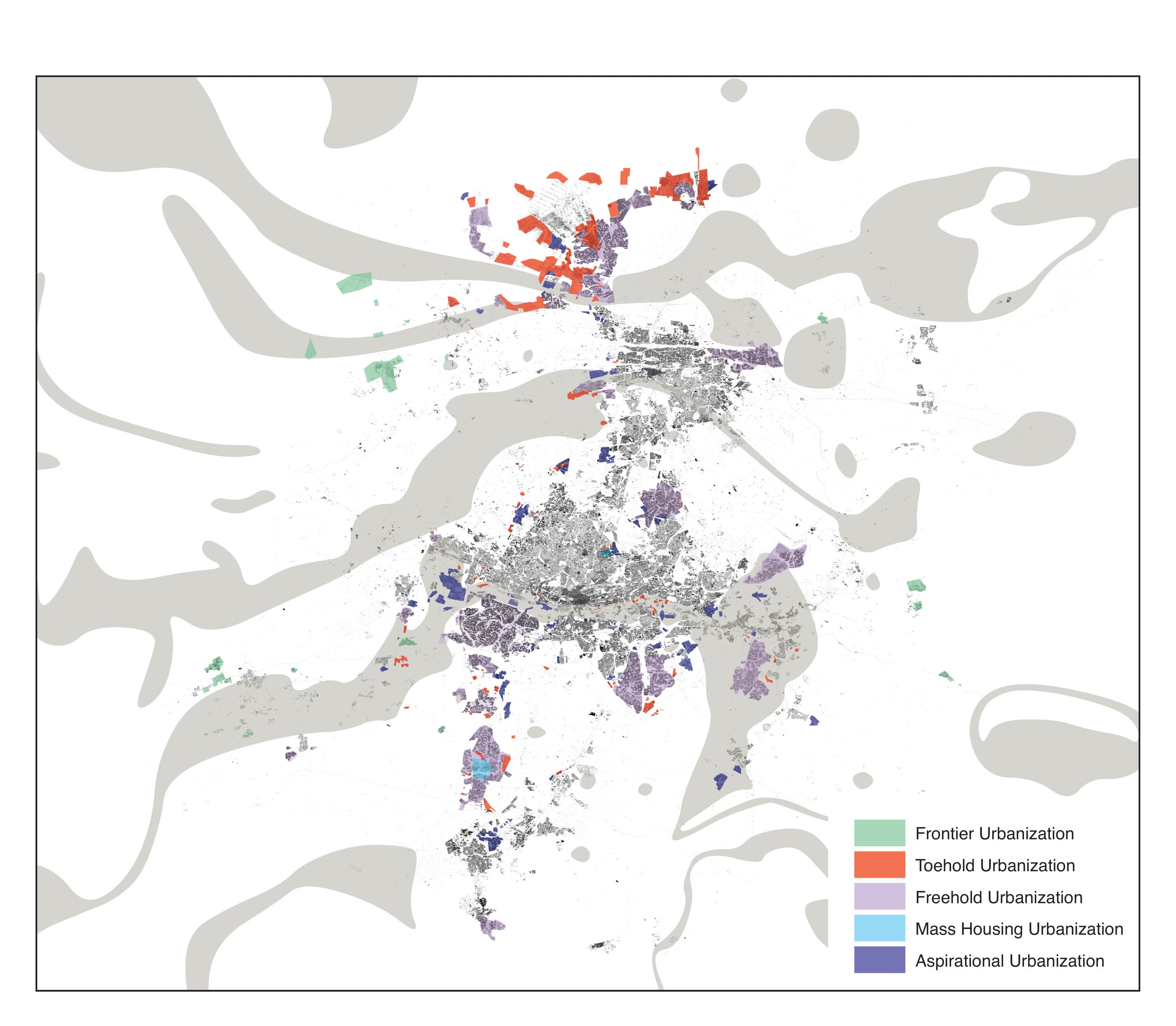 Gauteng City Region territories and urbanisation processes