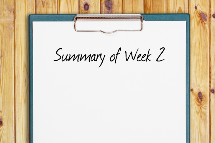 What have you learned this week?