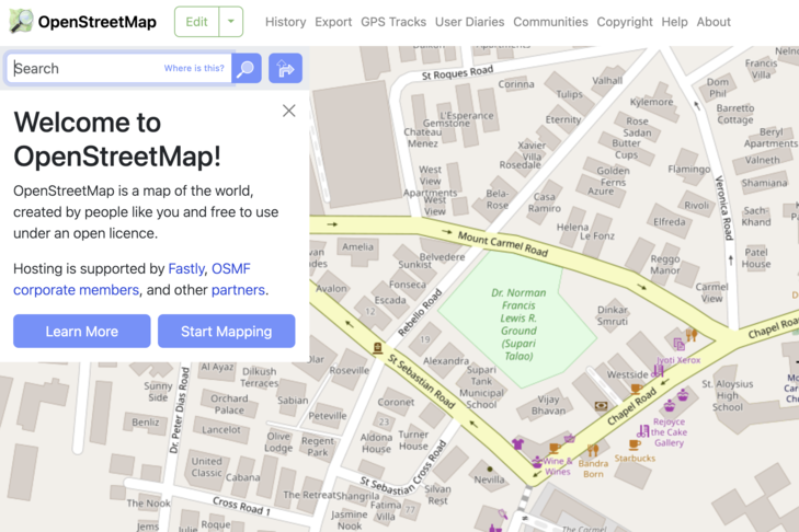 OpenStreetMaps